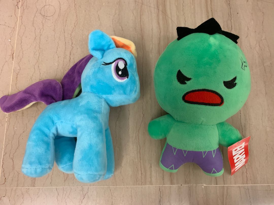 New My Little Pony Rainbow Dash And Hulk Marvel stuff toys, Hobbies ...