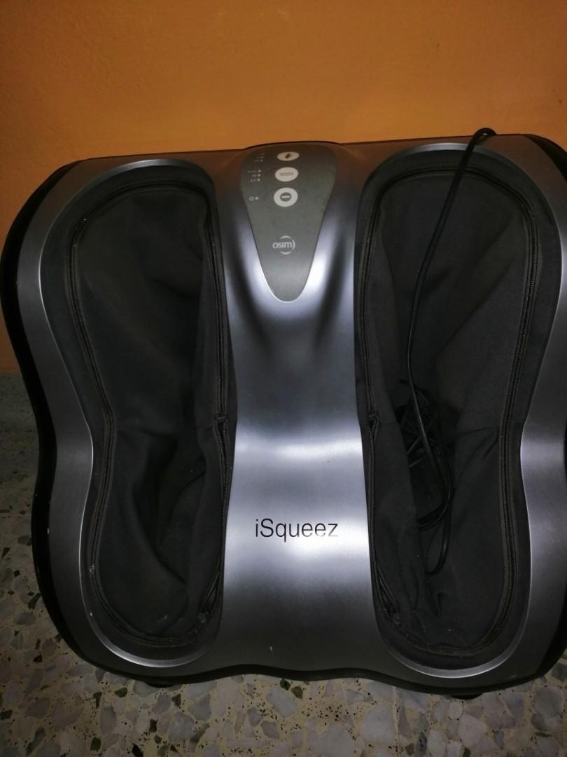 Osim iSqueez, Health & Nutrition, Massage Devices on Carousell