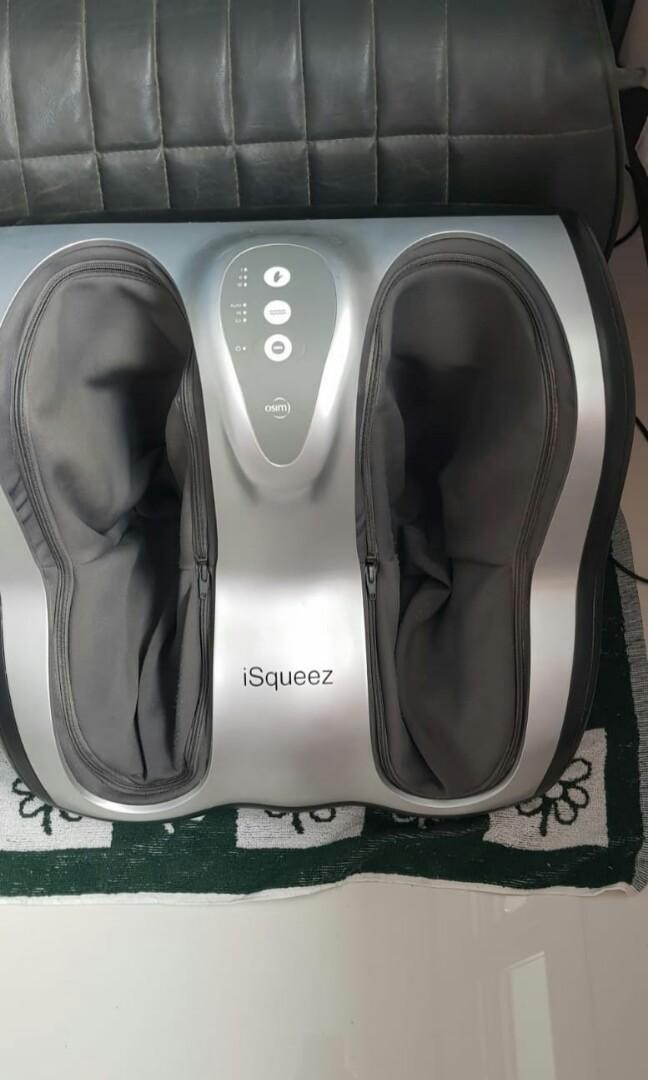 Osim iSqueez, Health & Nutrition, Massage Devices on Carousell