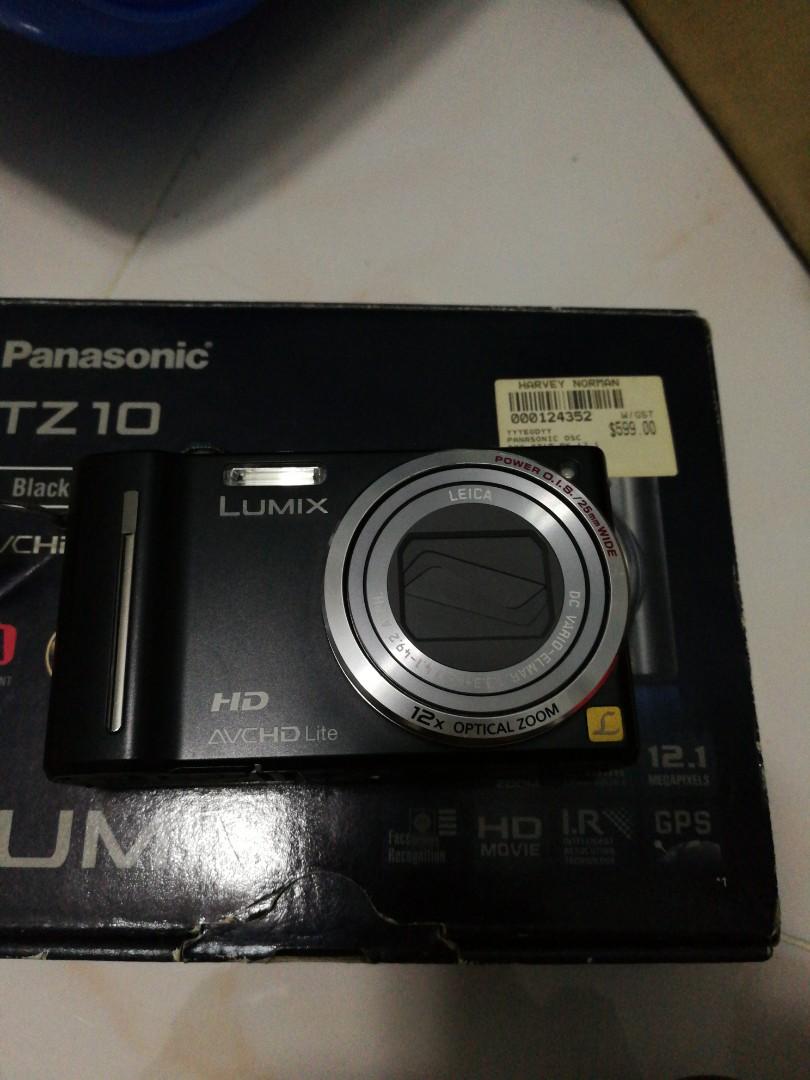 Panasonic Lumix DMC-TZ10 Camera Made in Japan, Photography, Cameras on ...