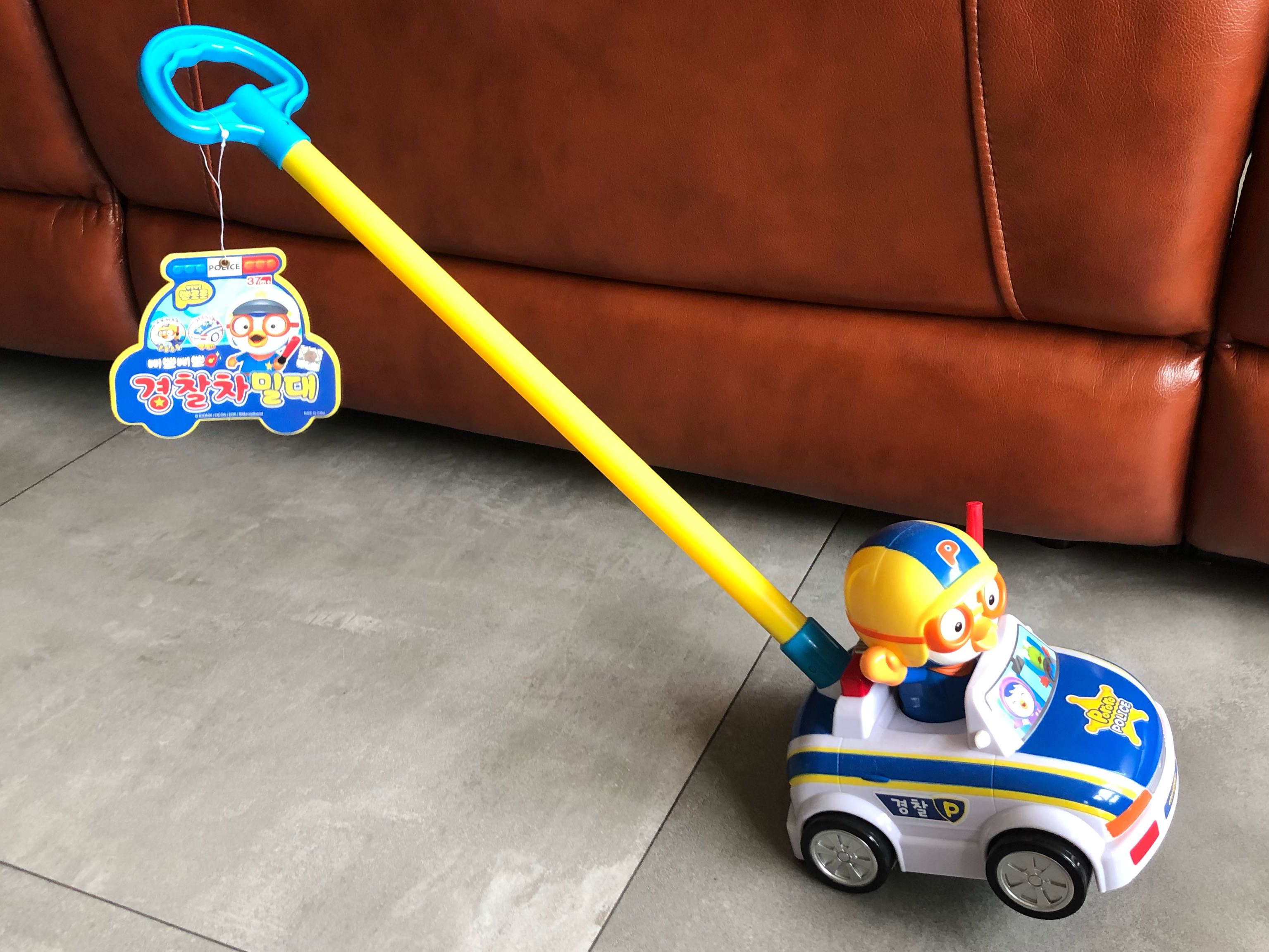 Pororo Police Car Push Toy, Hobbies & Toys, Toys & Games on Carousell
