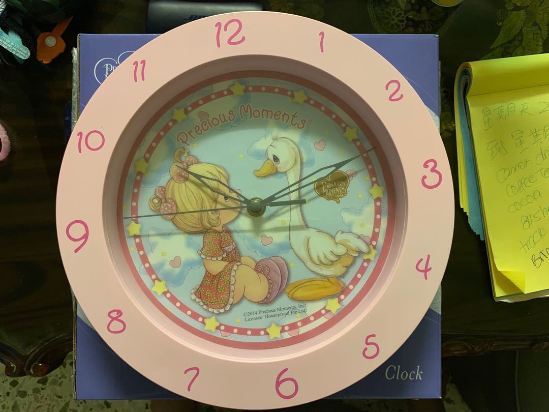 Precious Moment Clock (New & Unused), Furniture & Home Living, Home ...