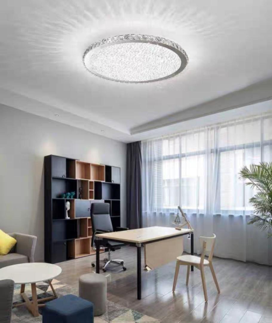Simple Beauty Blitz K9 Crystal LED Ceiling Light, Furniture & Home ...
