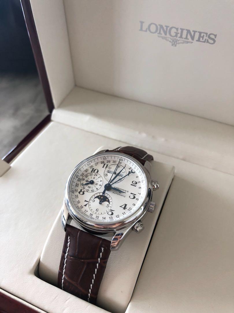 [SOLD] Longines Master Collection Triple Date Moonphase Chronograph ...