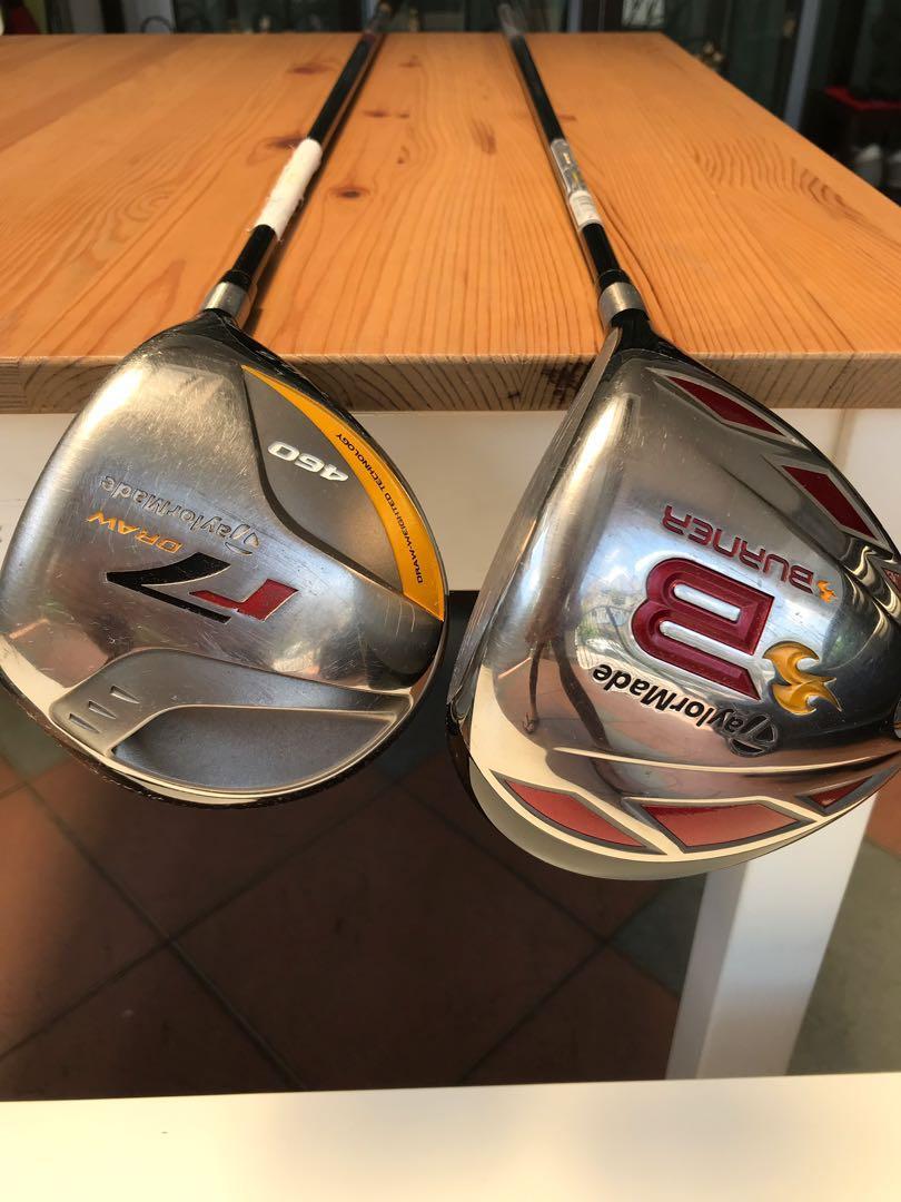 Taylormade Burner and R7 Draw model drivers together., Sports Equipment ...