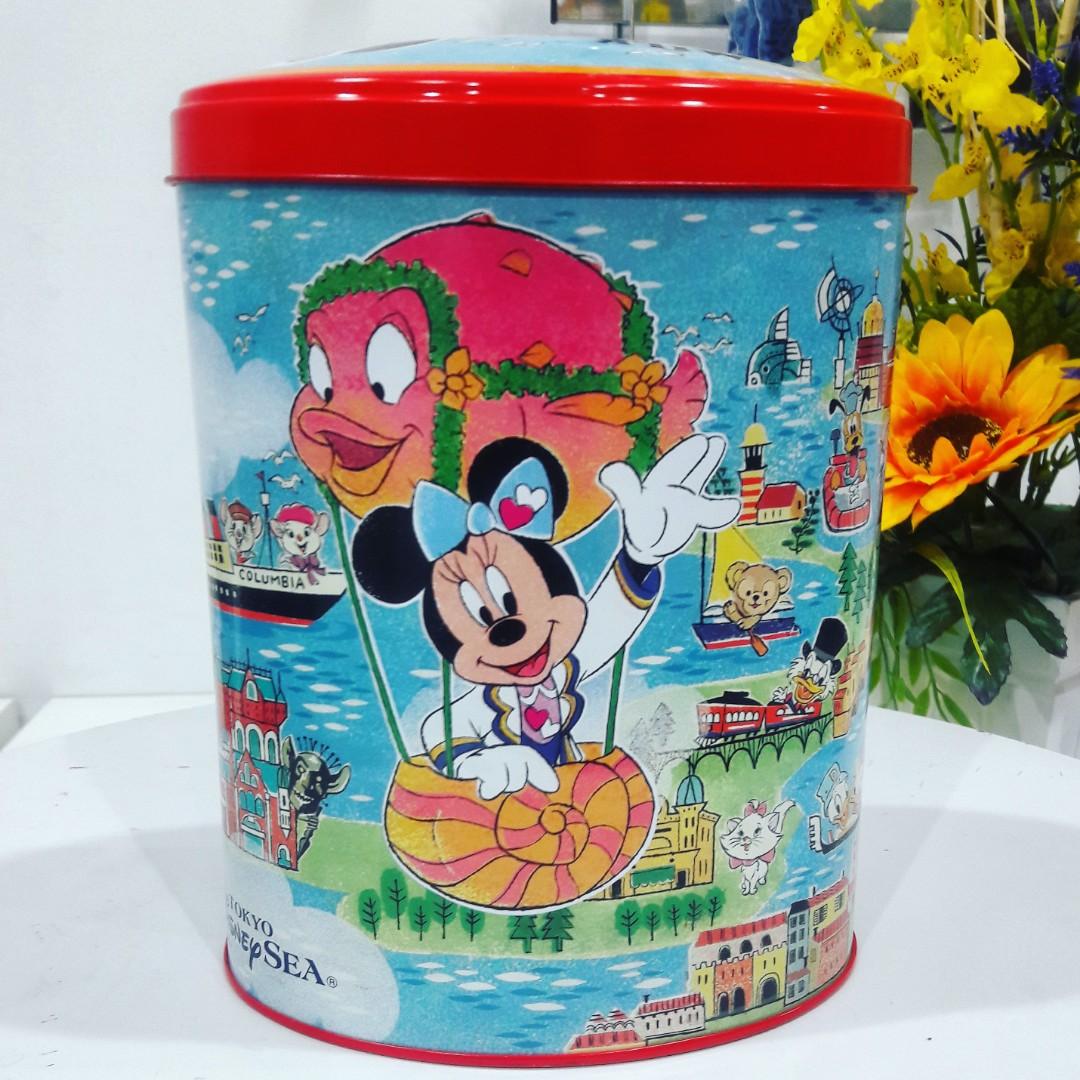 Tokyo Disney Sea Biscuit Cookies Tin Multipurpose Box Collectable ...