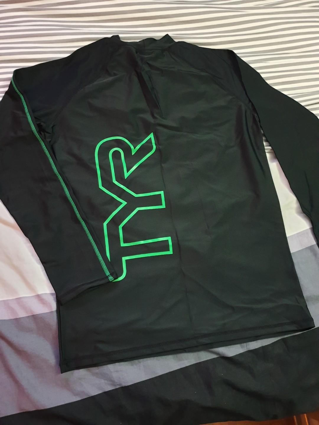 TYR RASHGUARD, Men's Fashion, Activewear on Carousell