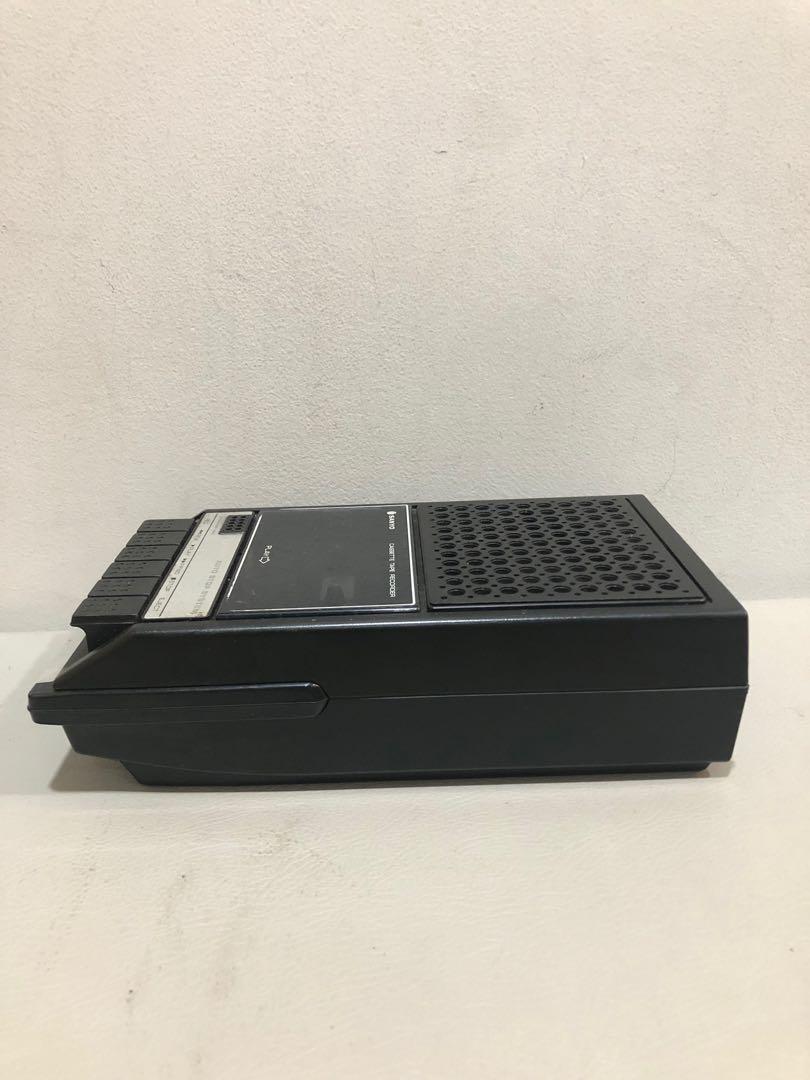 VINTAGE SANYO TABLETOP CASSETTE RECORDER, Audio, Portable Music Players ...