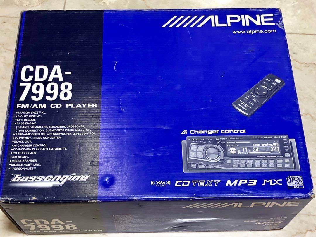 Alpine CDA7998 Headunit, Car Accessories, Electronics & Lights on Carousell