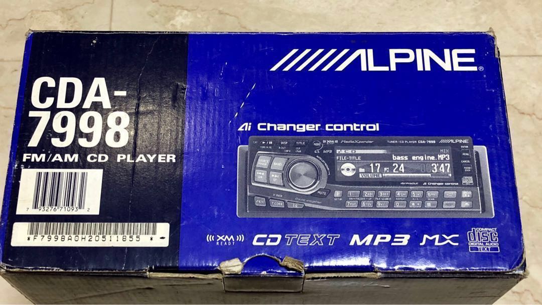 Alpine CDA7998 Headunit, Car Accessories, Electronics & Lights on Carousell