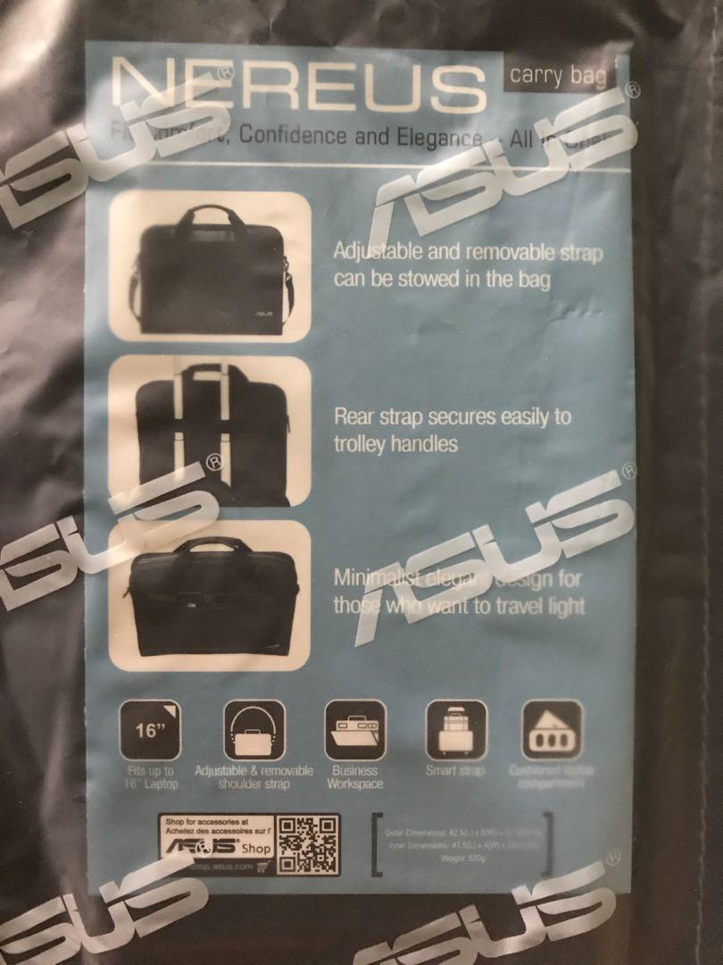 Asus Nereus Carry Bag, Computers & Tech, Parts & Accessories, Laptop ...