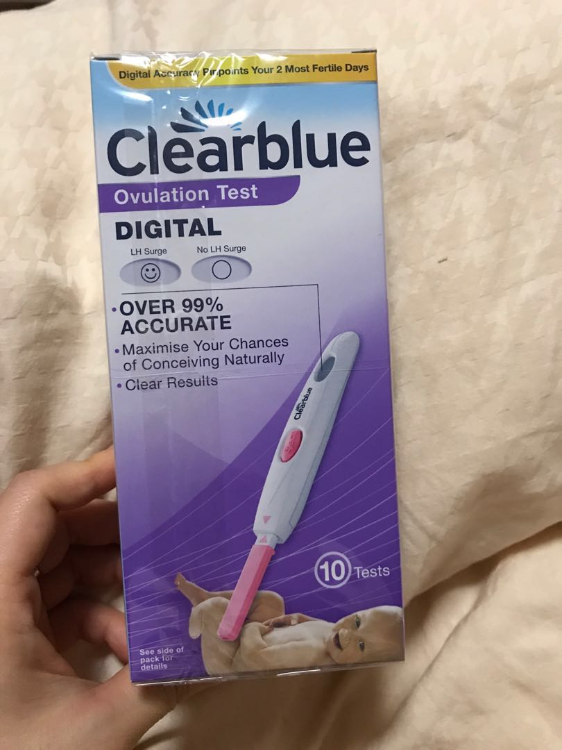 Clear blue digital ovulation kits (10 pieces)- Brand new still in ...