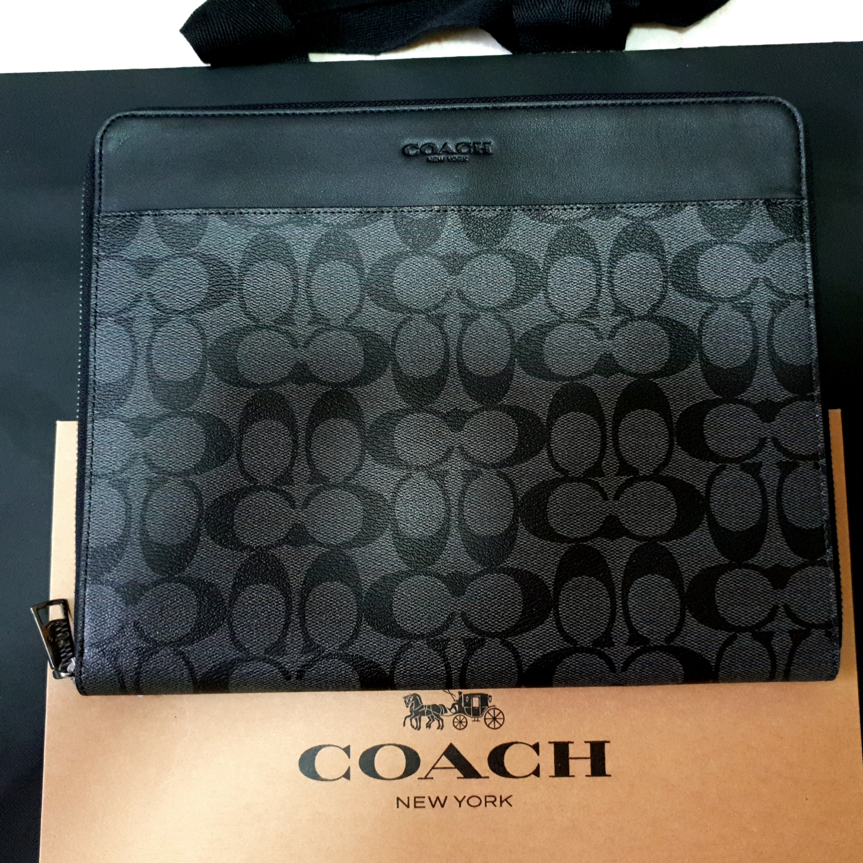 Coach clutch, Men's Fashion, Bags, Belt bags, Clutches and Pouches on ...