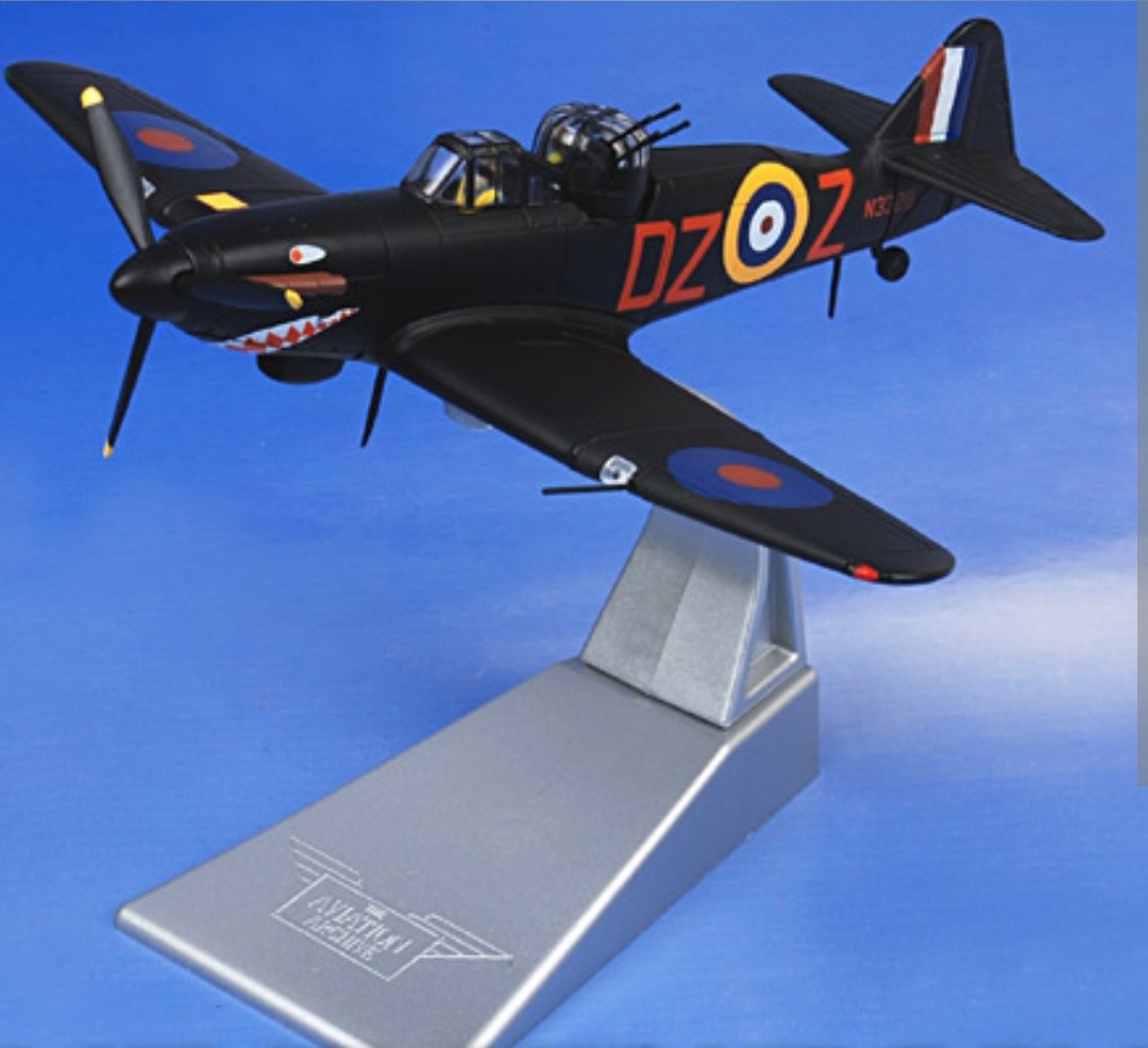 Very Rare Corgi 1/72 Boulton Paul Defiant Mk II, RAF no.151 Sqn, N3328 ...