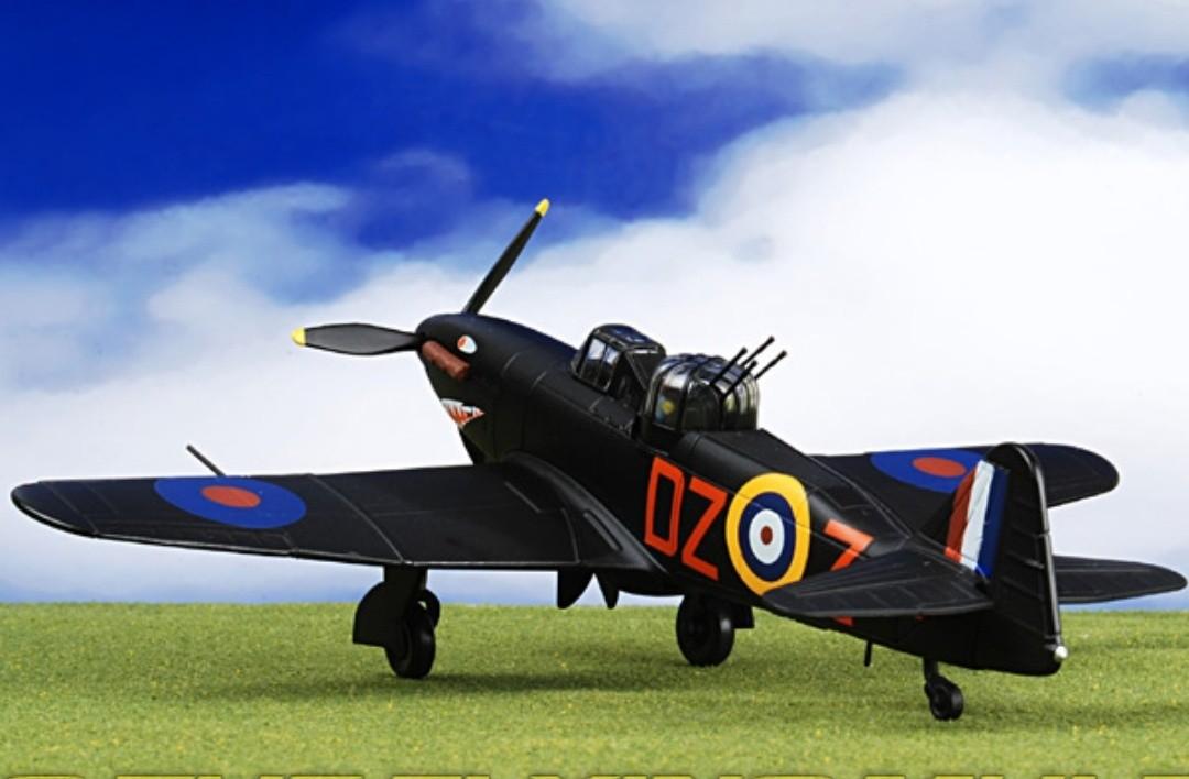 Very Rare Corgi 1/72 Boulton Paul Defiant Mk II, RAF no.151 Sqn, N3328 ...