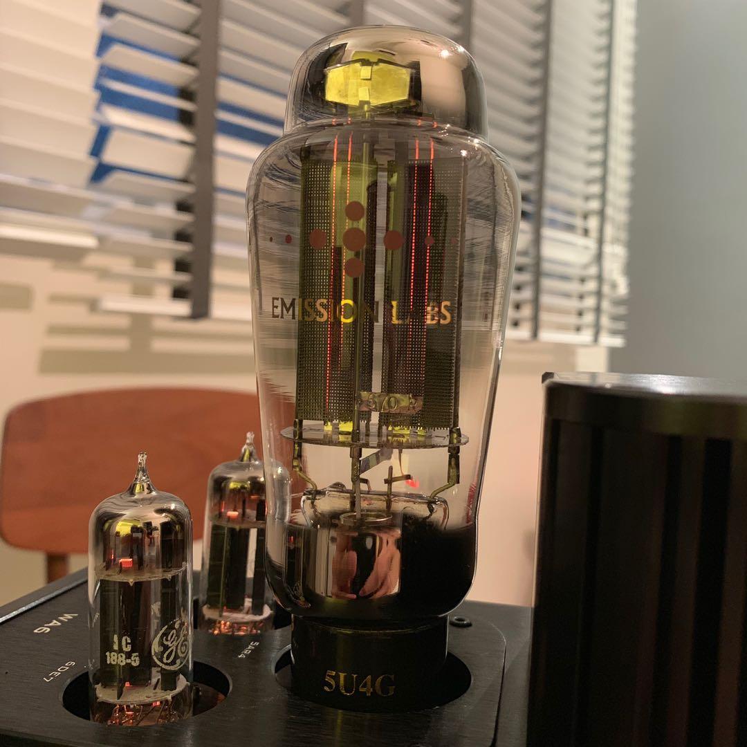 Emission Labs EML 5U4G Mesh rectifier tube not 274b, Audio, Other Audio ...