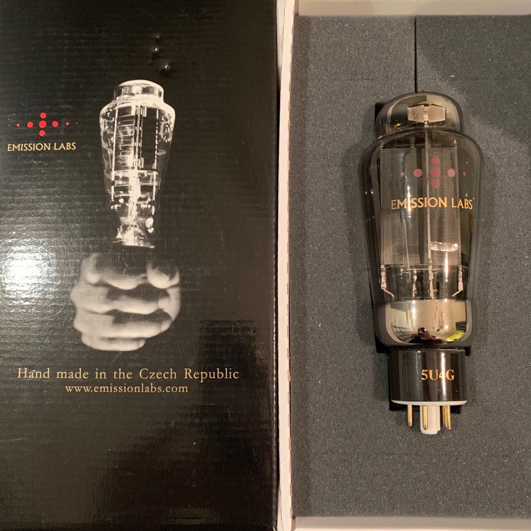 Emission Labs EML 5U4G Mesh rectifier tube not 274b, Audio, Other Audio ...