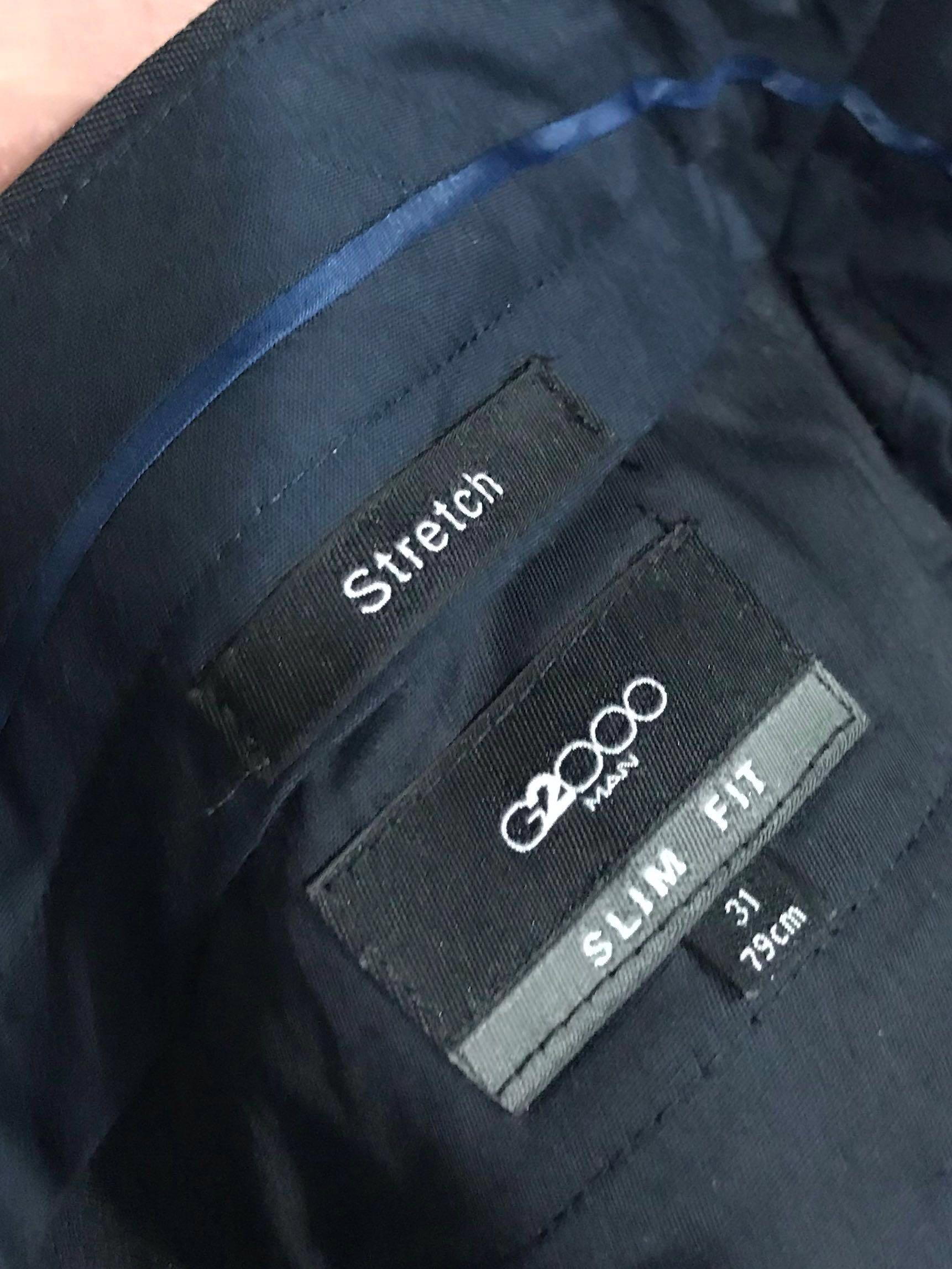 G2000 Navy Blue Blazer Suit with Pants, Men's Fashion, Clothes, Others ...