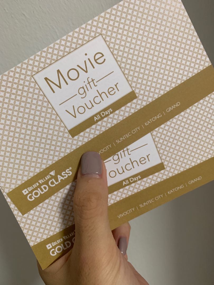 Gold Class Movie Ticket, Tickets & Vouchers, Event Tickets on Carousell