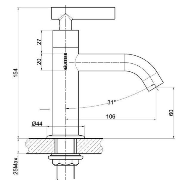 Haustern Basin Tap, Furniture & Home Living, Bathroom & Kitchen ...