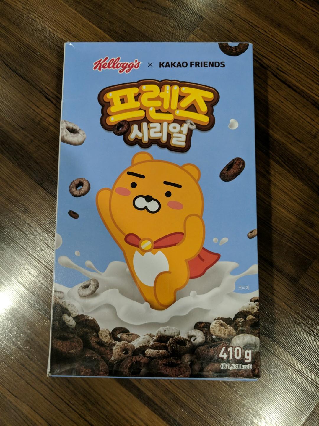 Kellogg's Kakao Friends Cereal (410grams), Health & Nutrition, Health ...