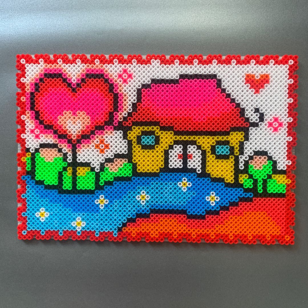 Landscape bead art, Hobbies & Toys, Stationery & Craft, Art & Prints on ...