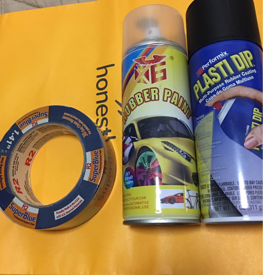 Matte Black Rubber Paint ( Plastic Dip ), Hobbies & Toys, Stationery ...