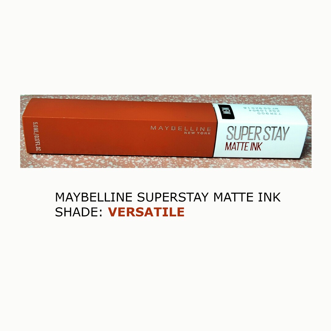 Maybelline Supers Stay Matte Ink in VERSATILE, Beauty & Personal Care ...