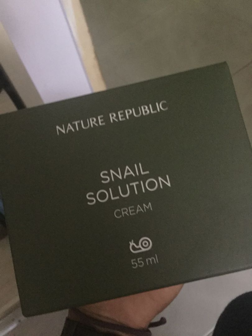 Nature Republic Snail Solution Cream on Carousell