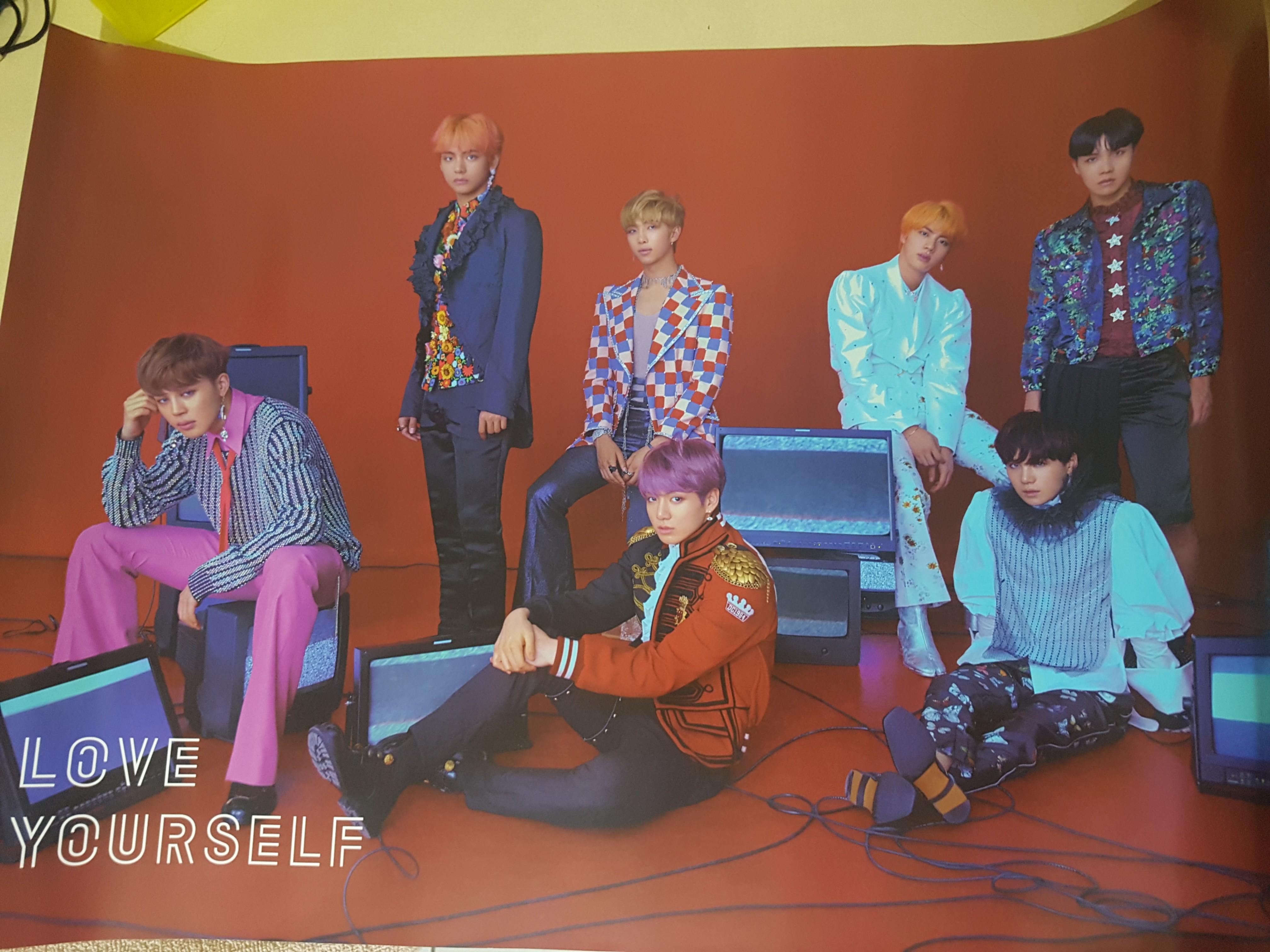 OFFICIAL BTS Love Yourself: Answer POSTER, Hobbies & Toys, Memorabilia ...