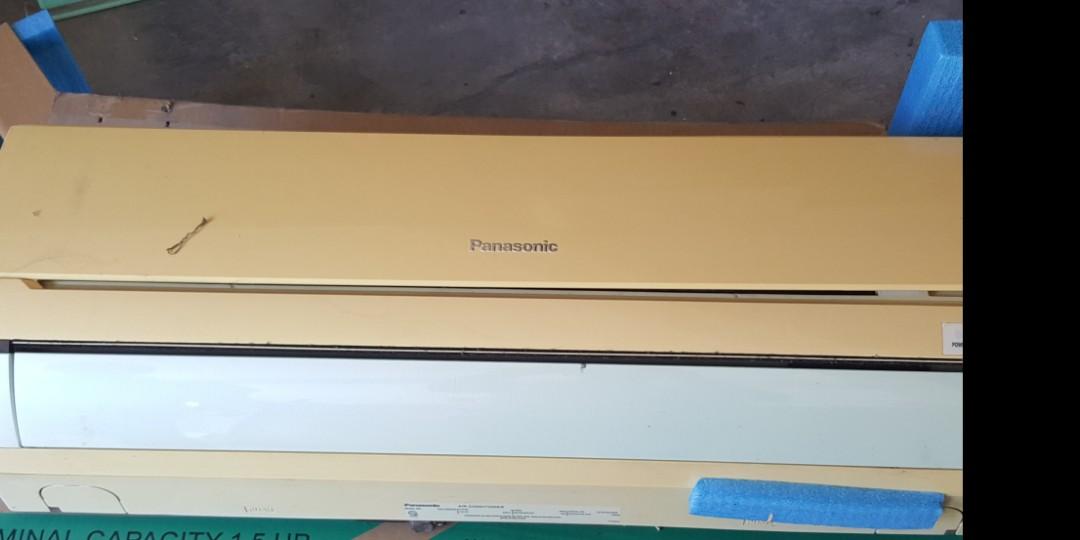 PANASONIC SPLIT TYPE AIRCON 1HP, TV & Home Appliances, Air Conditioning ...