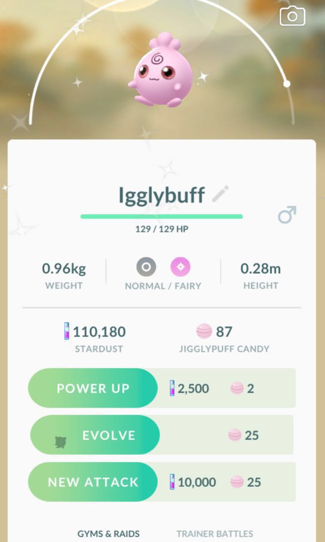 Pokemon Go Shiny Igglybuff, Video Gaming, Gaming Accessories, Game Gift ...