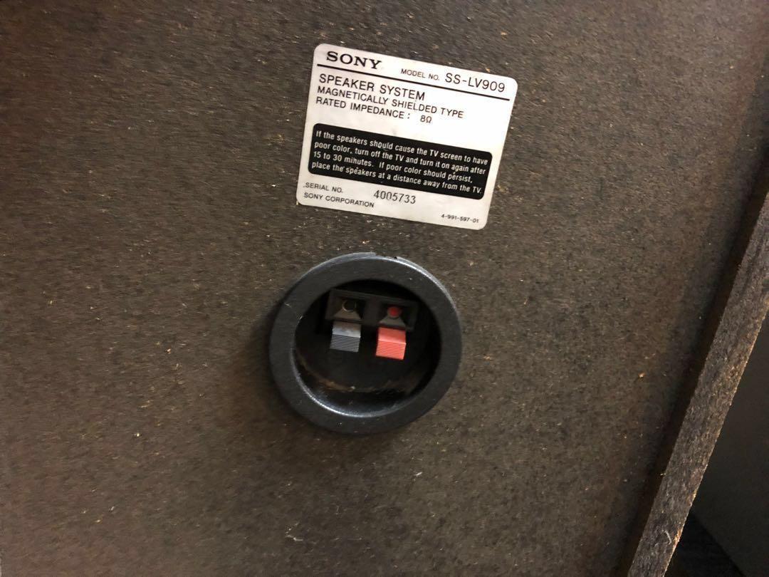 Pre-loved Sony Three Way Speaker System SS-LV909 for Sale!, Audio ...
