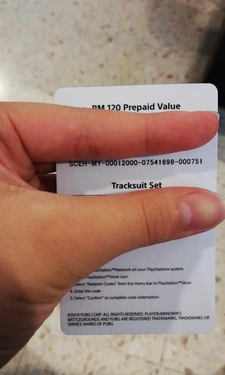 pubg ps4 tracksuit code Video Gaming Gaming Accessories Game Gift Cards Accounts on Carousell
