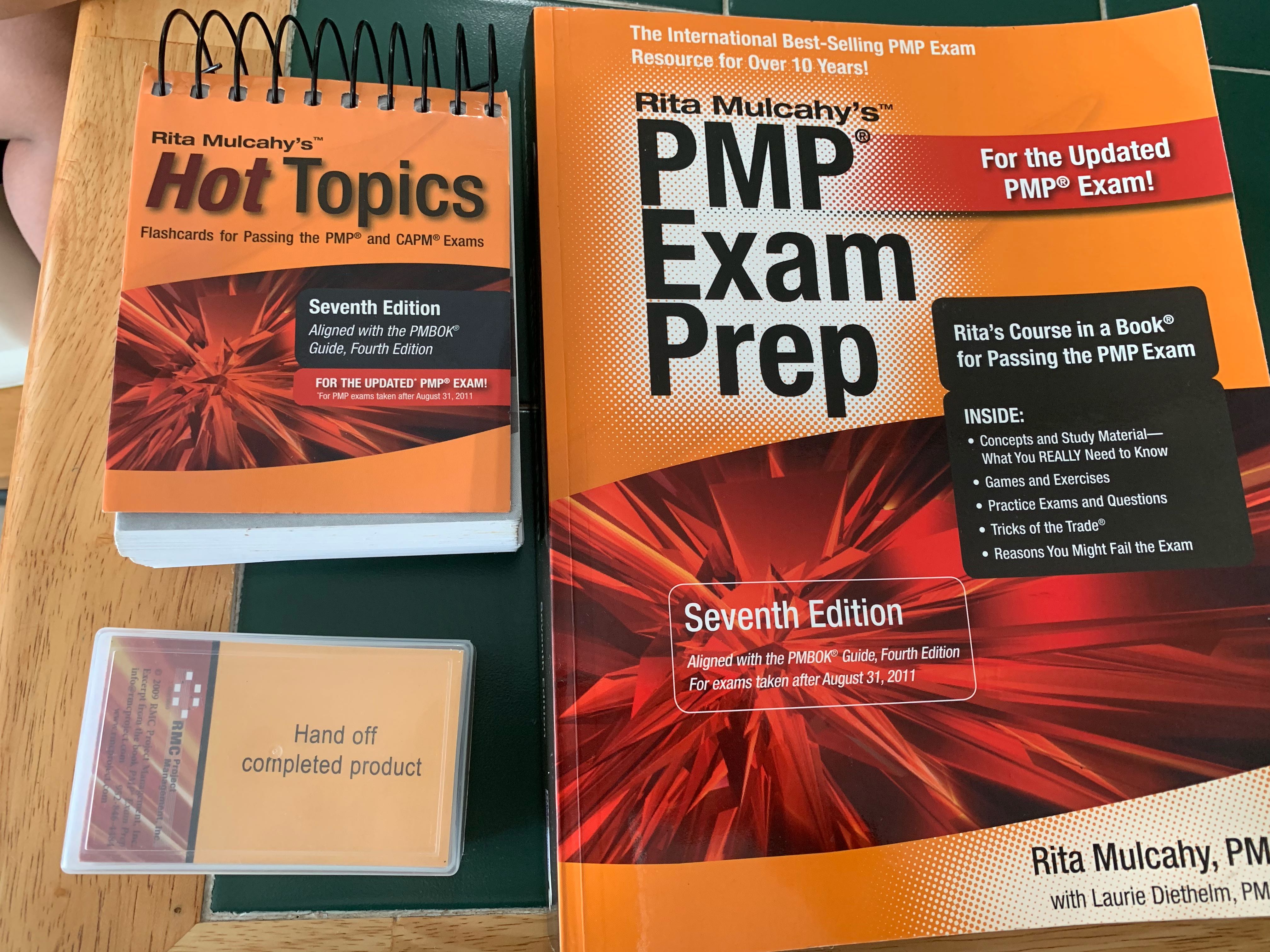 Rita PMP Exam Prep + hot topic + definitions flash cards, Hobbies ...