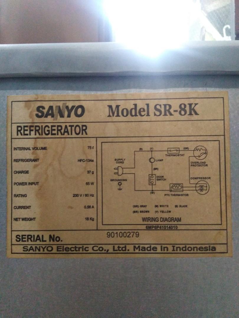 Rush Sale. Sanyo Small Refrigerator., TV & Home Appliances, Kitchen ...