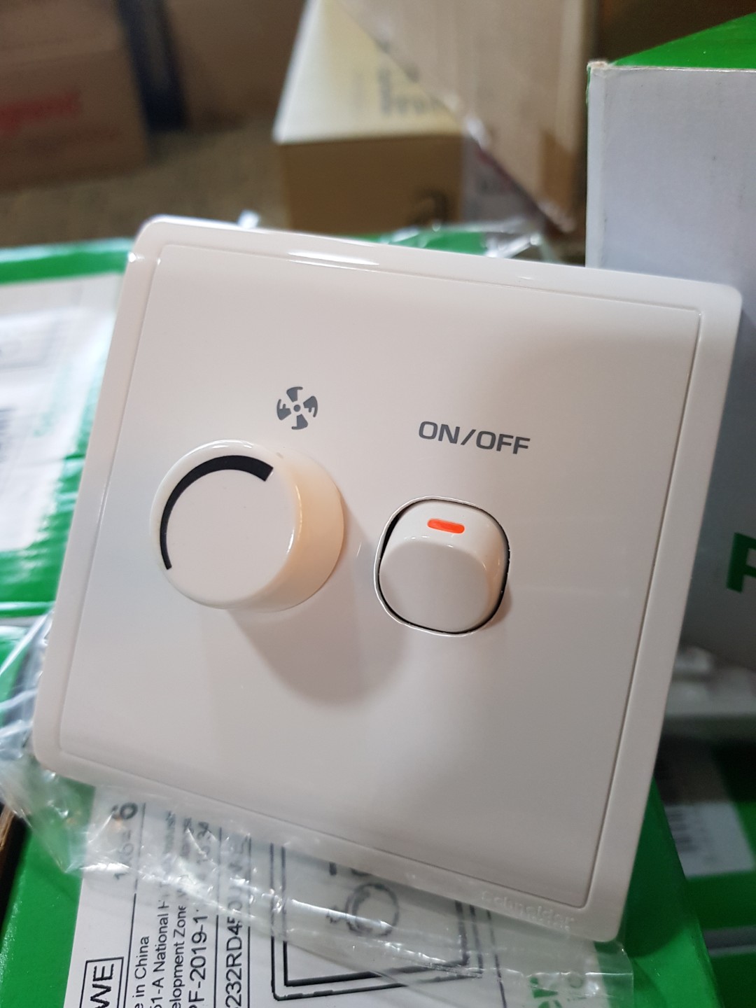 [Schneider] Pieno ceiling fan regulator, Furniture & Home Living ...