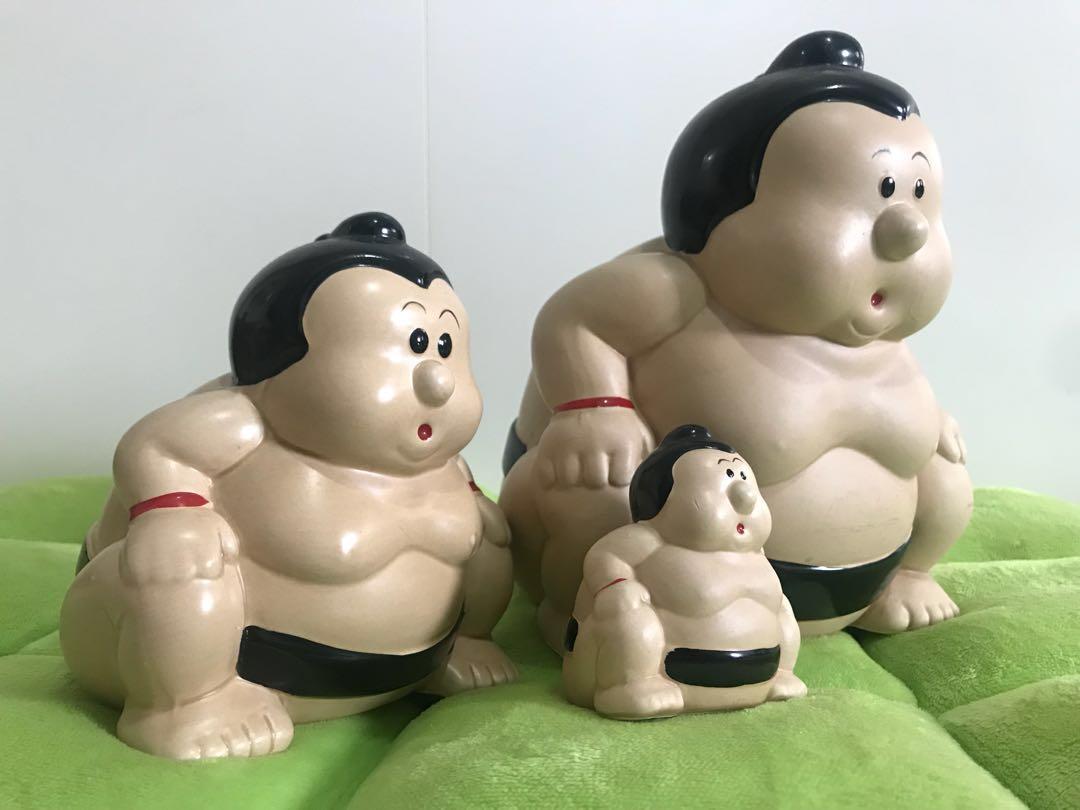 Sumo Wrestler - coin bank, Hobbies & Toys, Toys & Games on Carousell