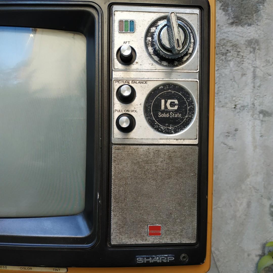 Vintage Sharp Linytron Plus Colored Television, TV & Home Appliances ... Vintage Sharp Linytron Plus Colored Television, TV & Home Appliances ...
