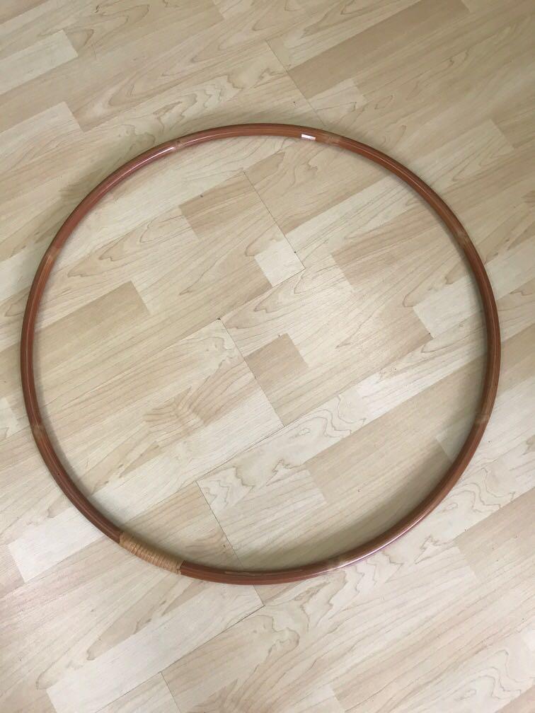 Wooden hula hoop, Sports Equipment, Exercise & Fitness, Toning ...