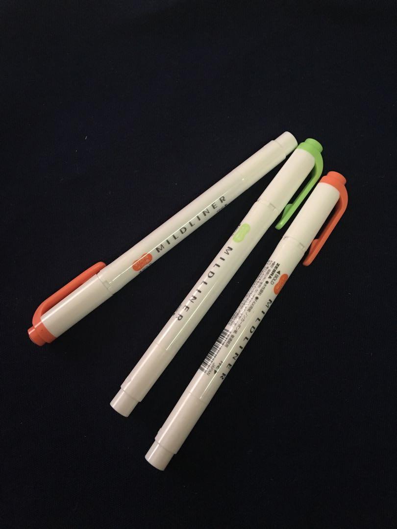 Zebra Mildliner Highlighter, Hobbies & Toys, Stationery & Craft ...