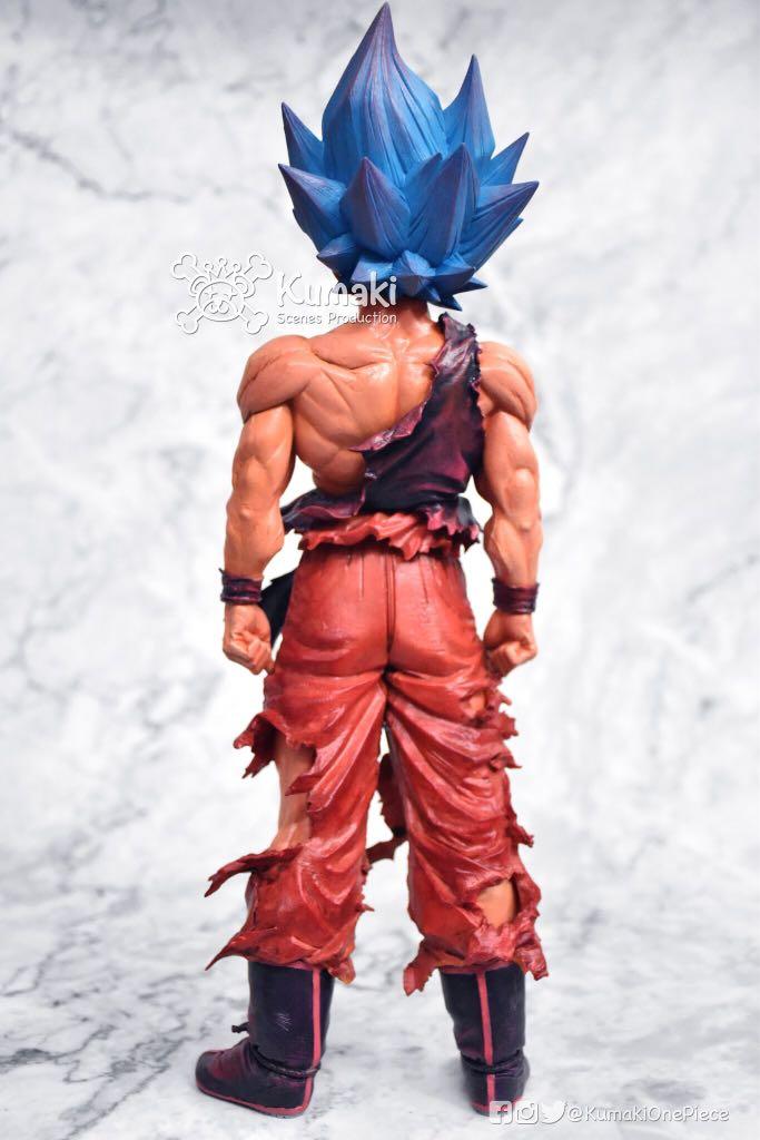 龍珠 SMSP 悟空 超藍界王拳 塗裝完成品 (pm查詢） dragonball SMSP Goku Super Saiyan Blue ...