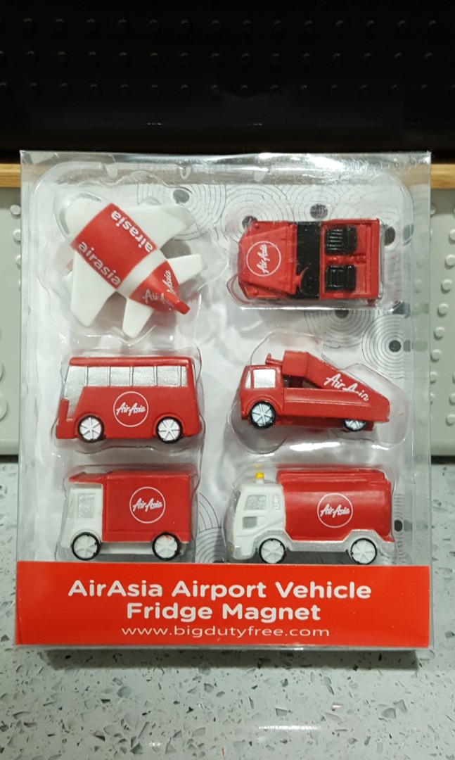 AIRASIA AIRPORT VEHICLE MAGNET SET marvel d neca spawn shf, Hobbies ...