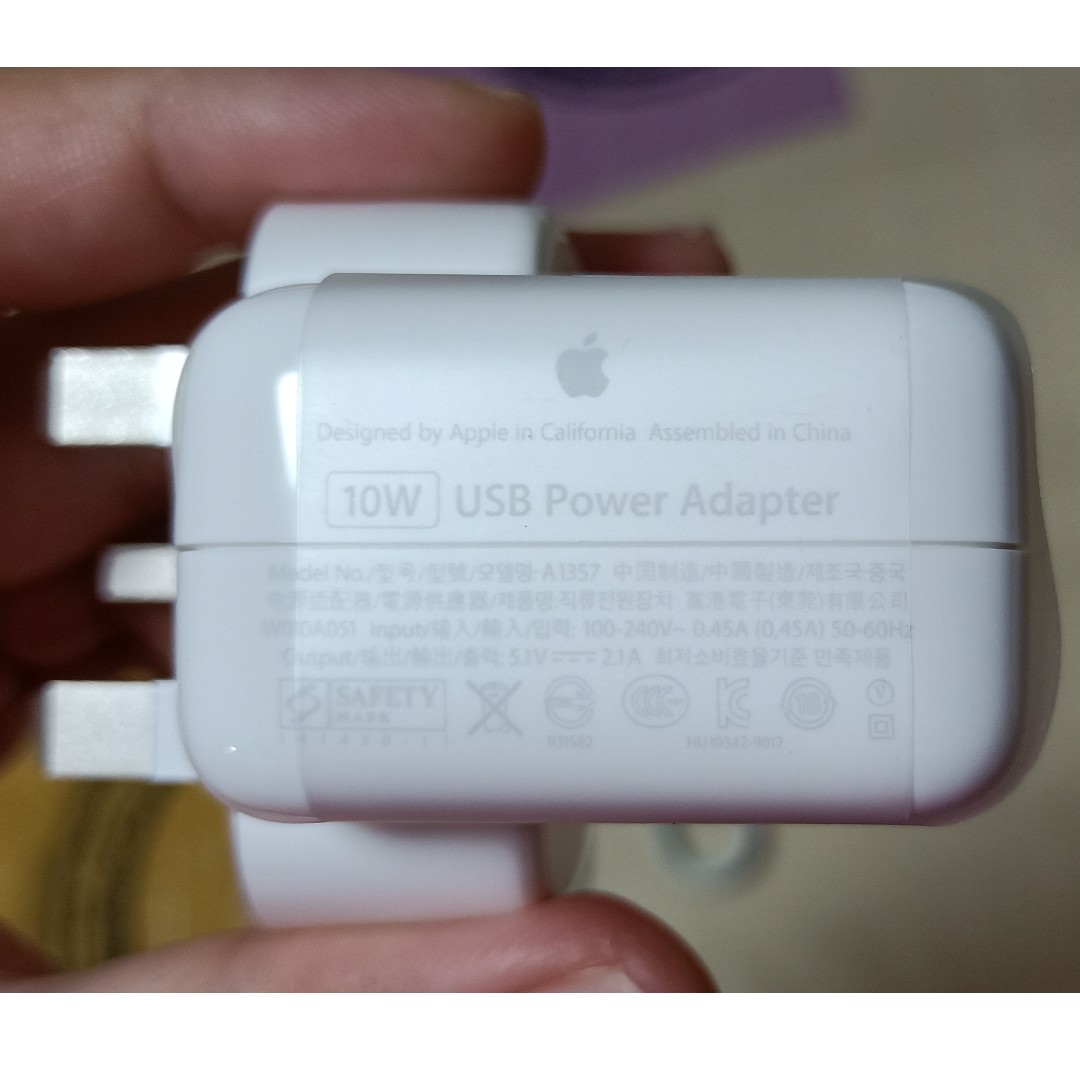 APPLE ADAPTOR (10W), Mobile Phones & Gadgets, Mobile & Gadget ...