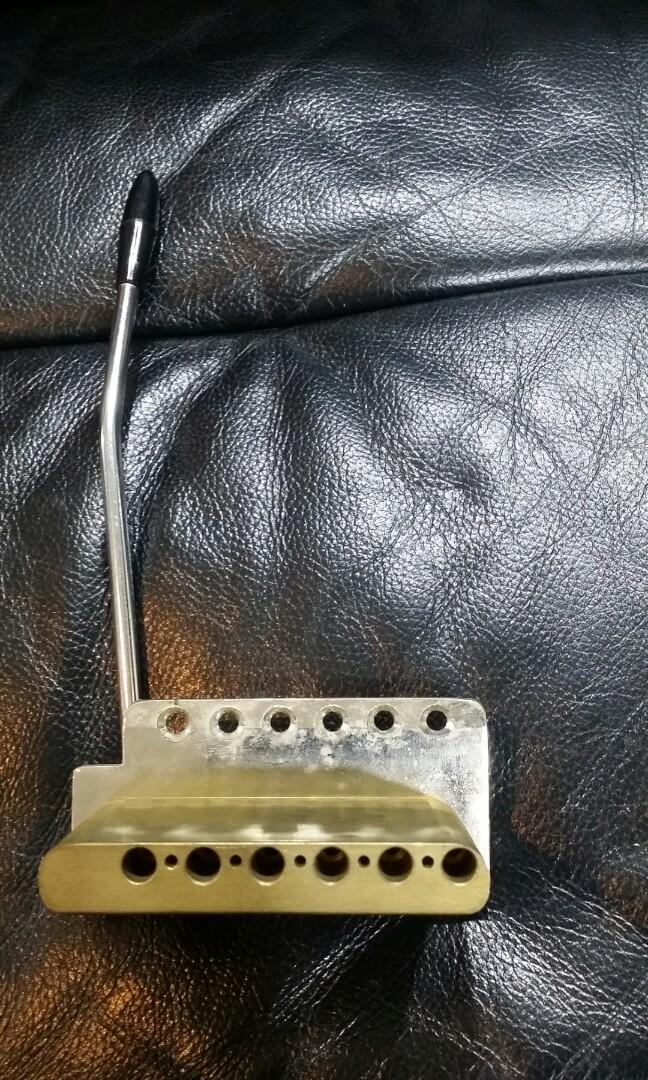Brass Block + Saddles + Trem for Fender Guitars, Hobbies & Toys, Music ...