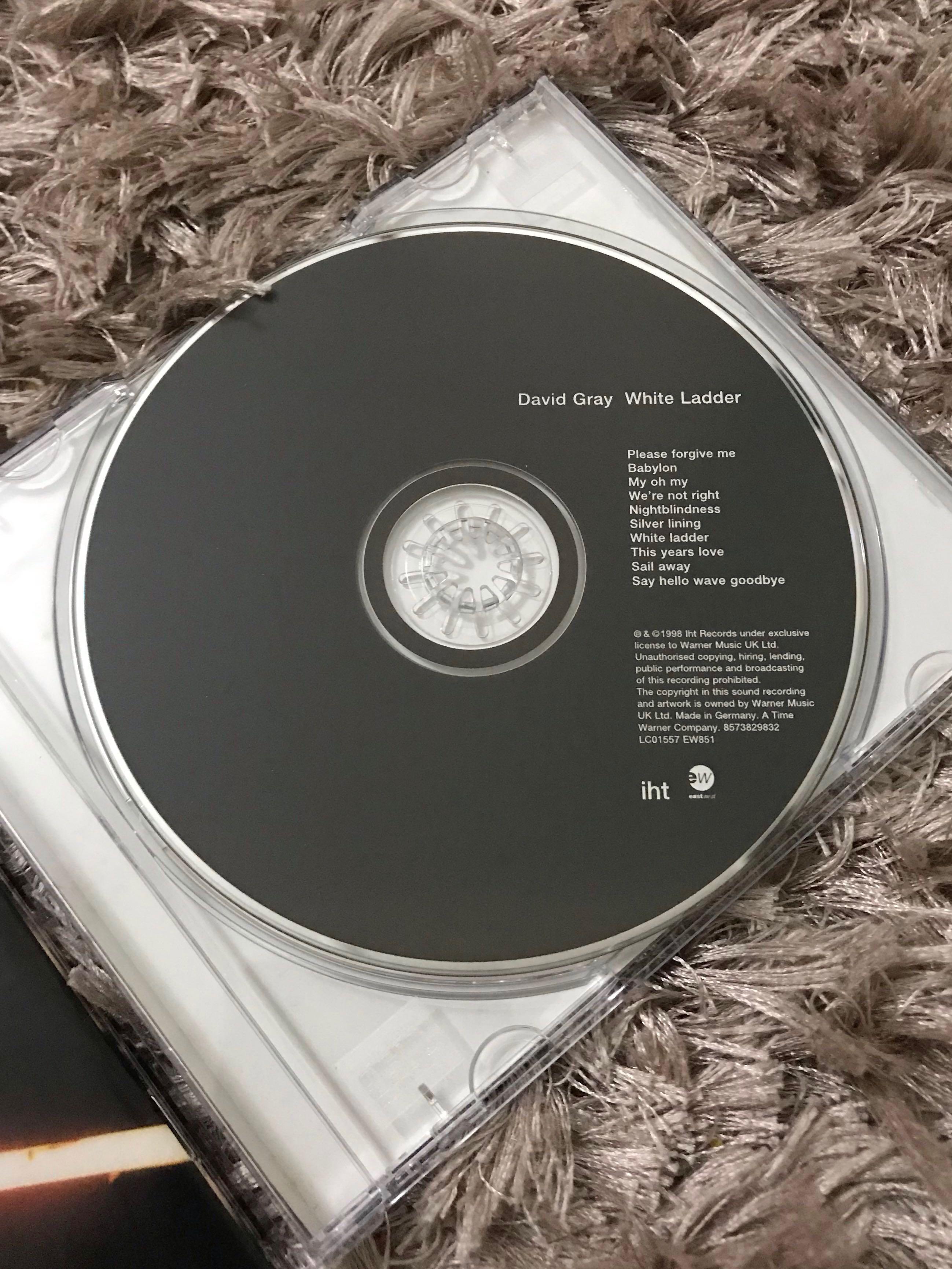 CD | David Gray | White Ladder, Hobbies & Toys, Music & Media, CDs ...