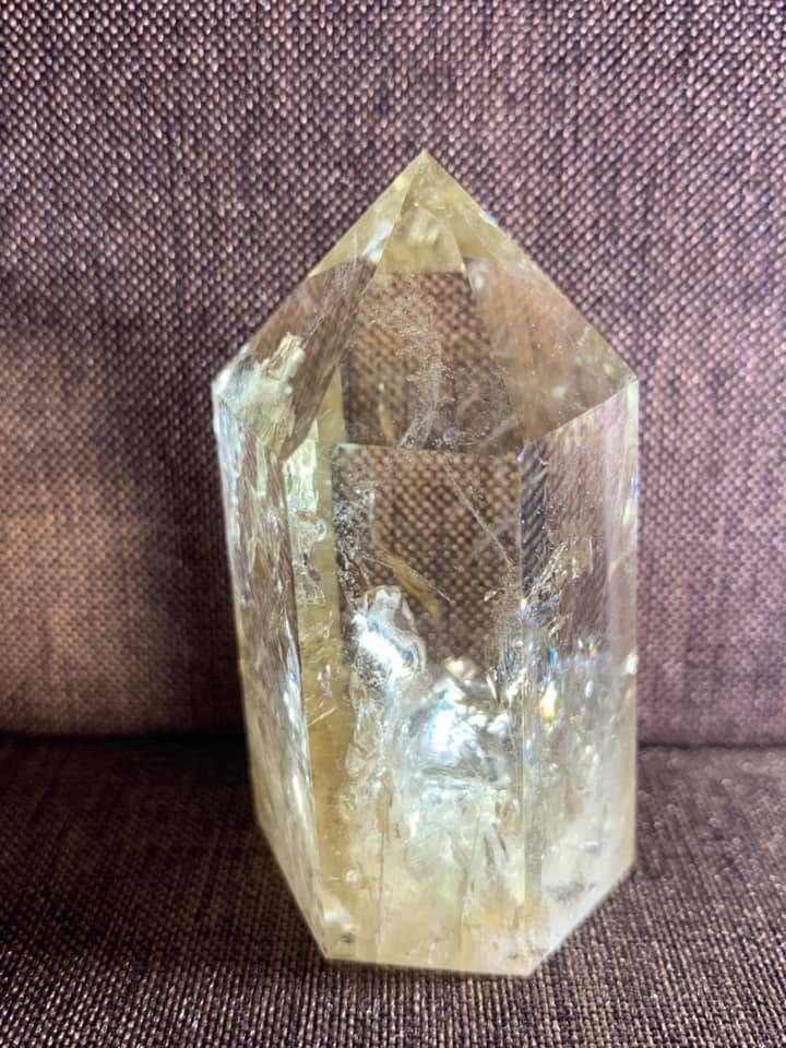 Citrine Quartz with Rare Angel Feather Inclusions. C1, Women's Fashion ...
