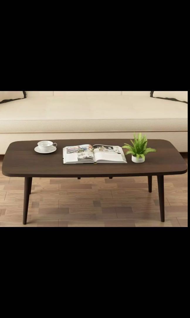 Coffee Table Walnut Colour, Furniture & Home Living, Furniture, Tables ...