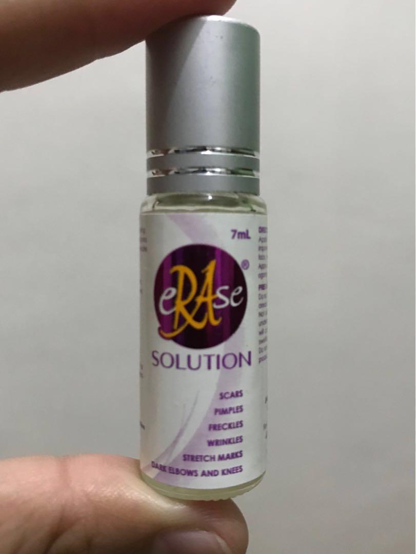Erase Solution, Beauty & Personal Care, Face, Face Care on Carousell