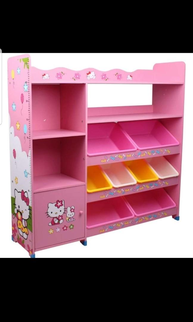 Hello kitty storage Cabinet, Furniture & Home Living, Home Improvement ...